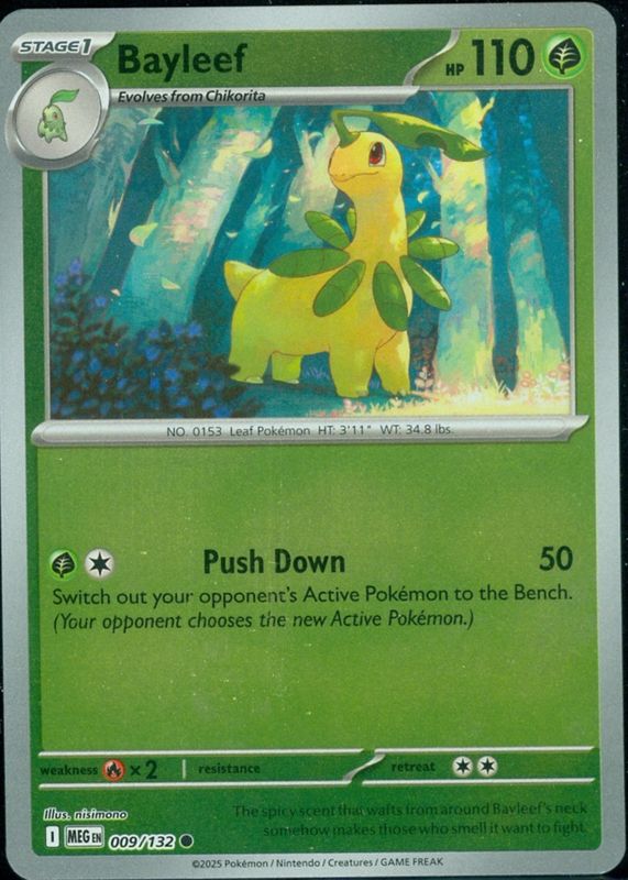 Pokemon TCG Single of 009/132 - Bayleef RH - Mega Evolution – Volution ...