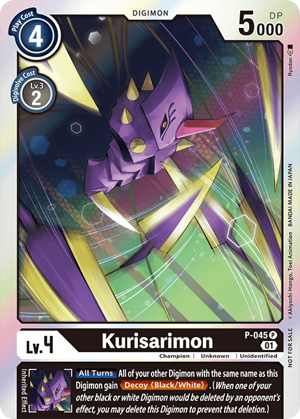 Digimon Card Game Single P-045 Kurisarimon – Volution Cards and ...